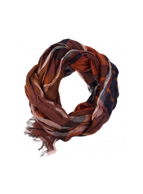 Pánsky šál CASAMODA hnedo-tehlový | All4Men.sk