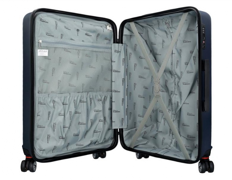 Malý cestovný kufor do lietadla FABRIZIO modrý | All4Men.sk